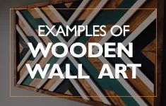 Examples of wooden wall art for any contemporary home
